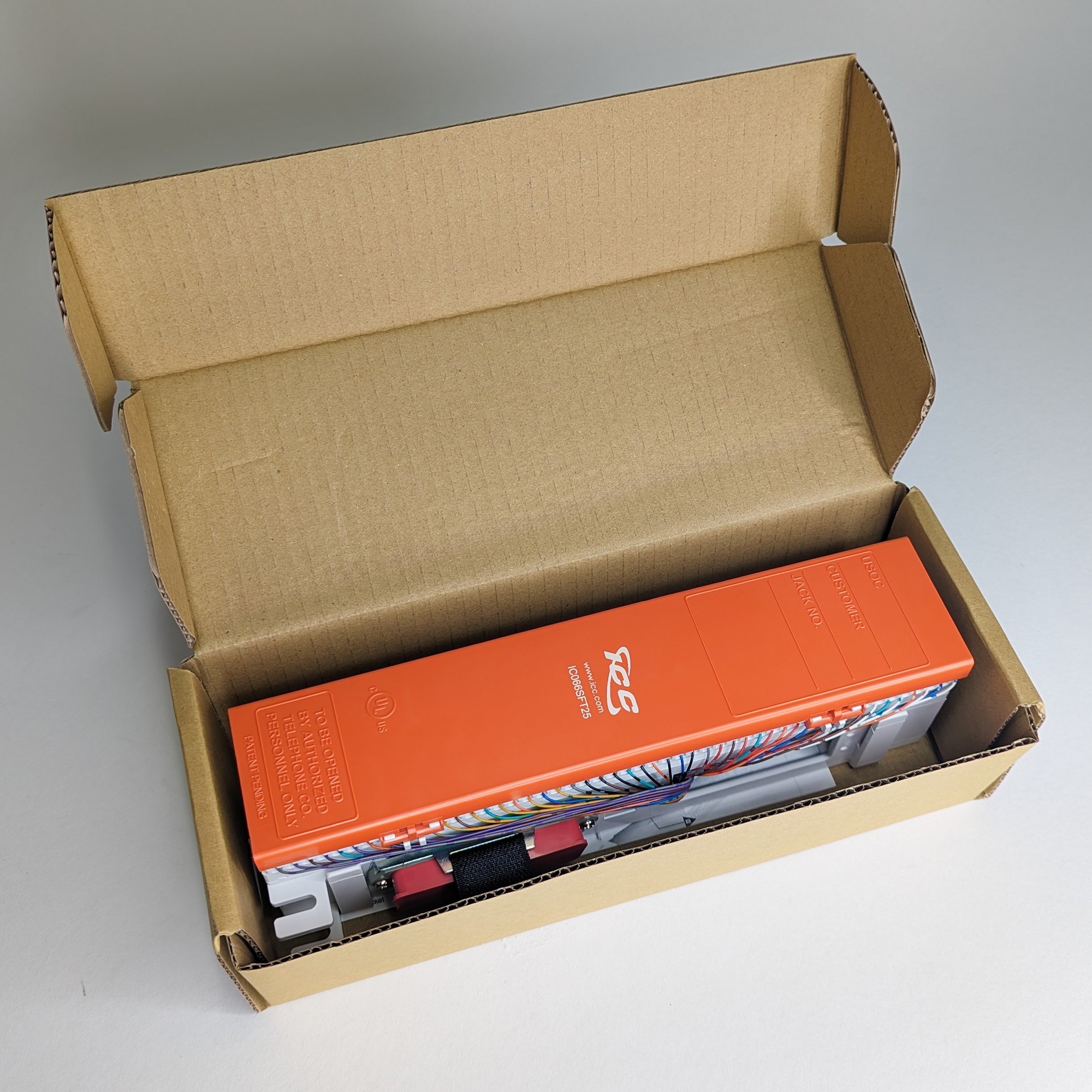 66 Wiring Block Pre-wired with 1 Female 25 Pair Telco Connector - ICC