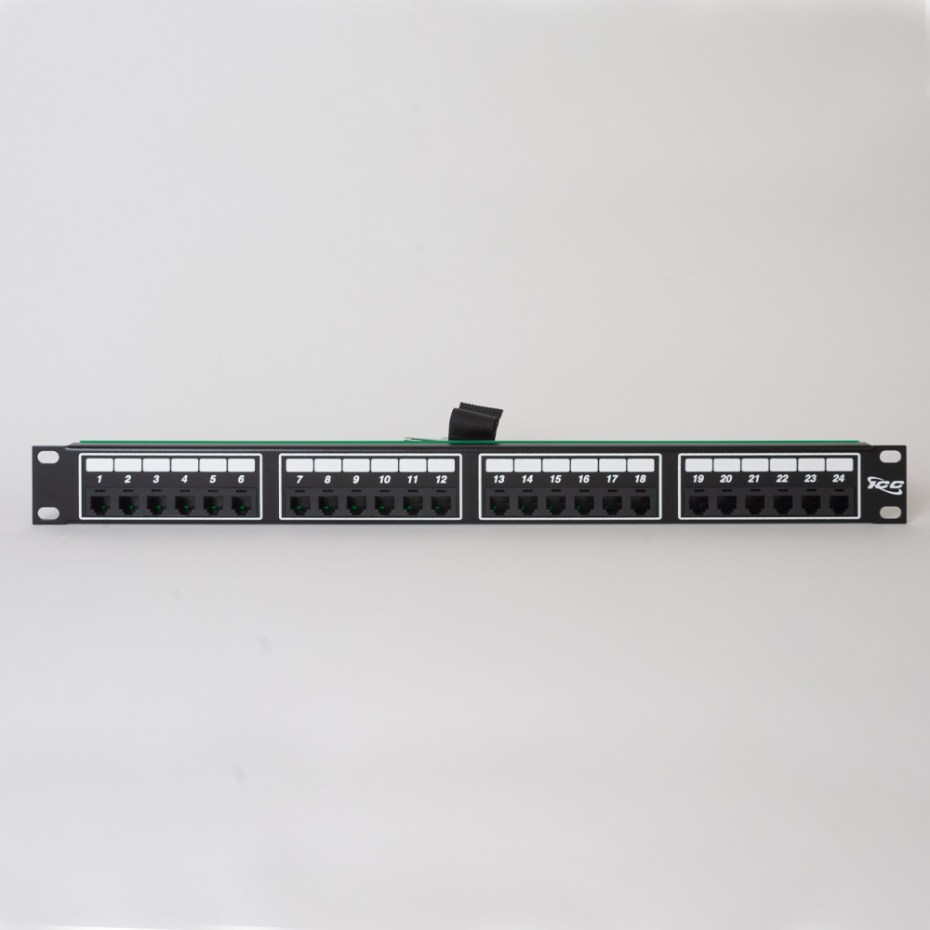 Voice 6P2C Patch Panel with Male Telco in 24 Ports and 1 RMS - ICC