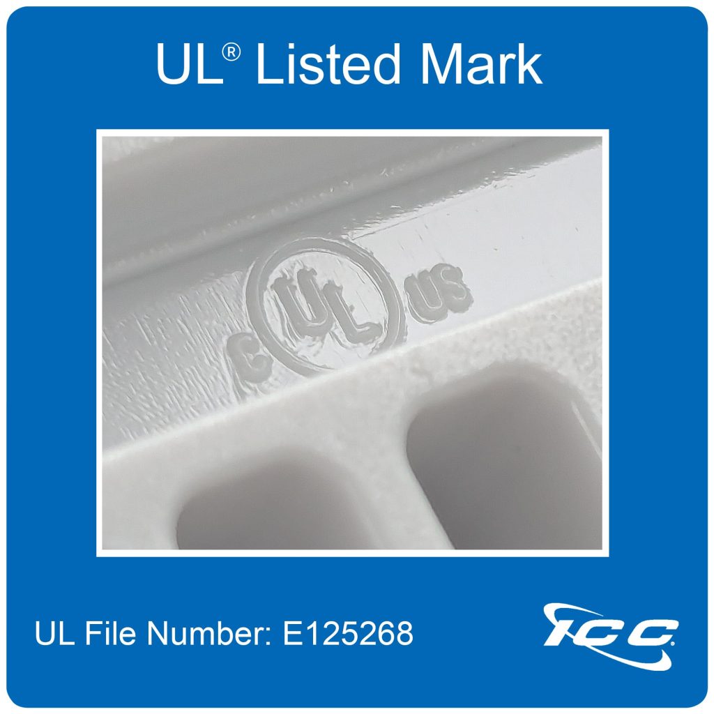 ICC 66 Block Prewired with 89D Mounting Bracket & Cover, Punch Down ...