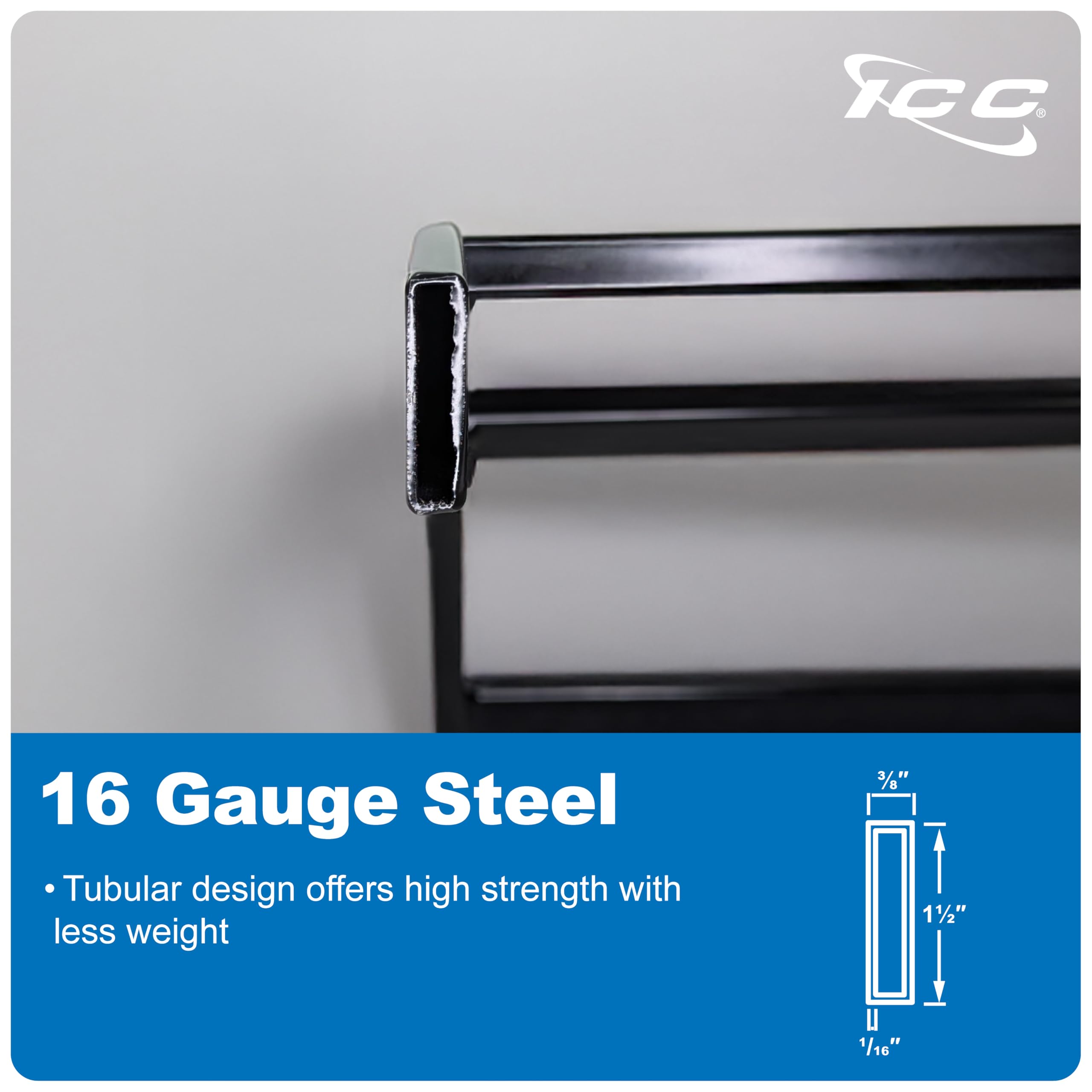 ICC Ladder Rack Cable Runway 90-Degree Outside Corner – 16-gauge Steel ...