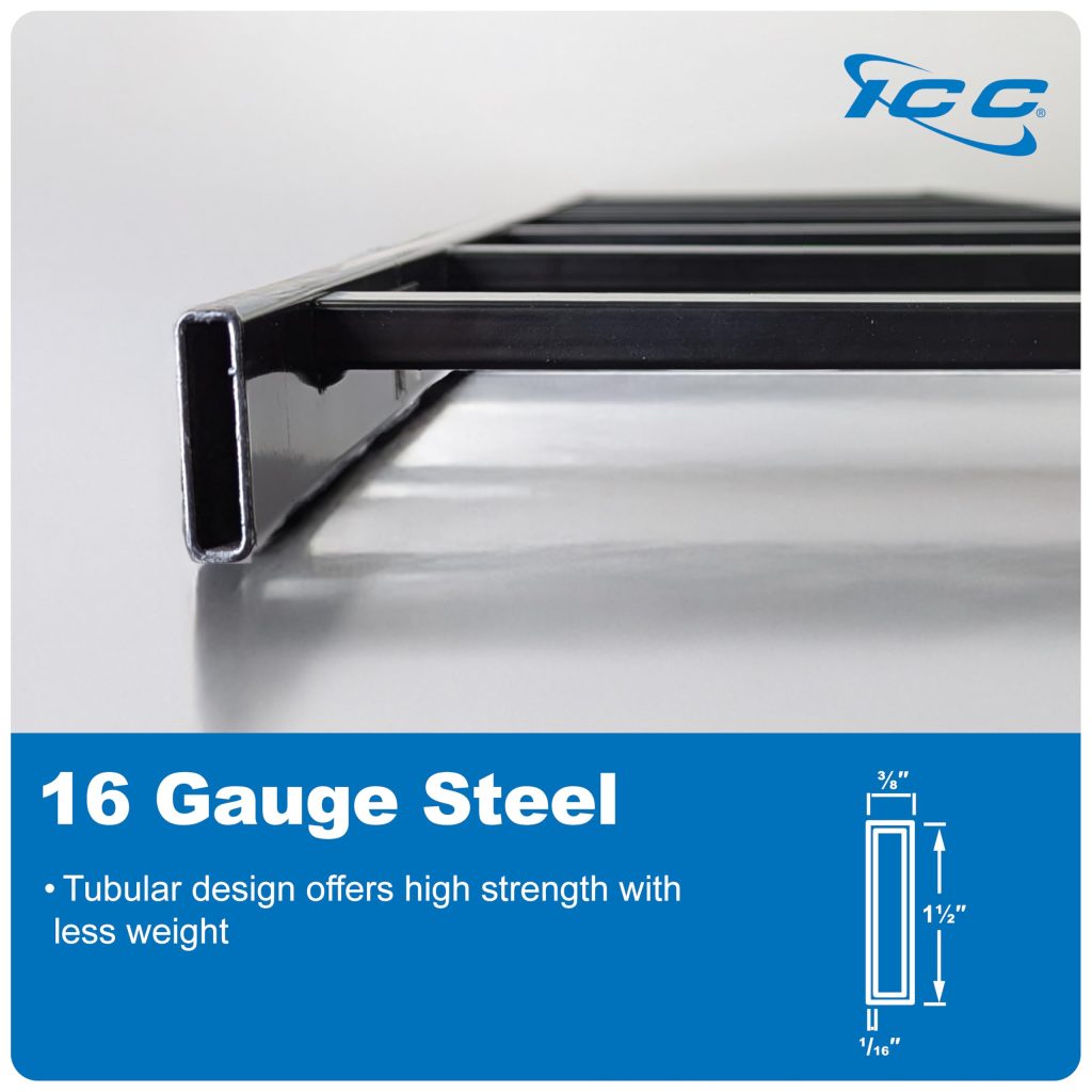 ICC Ladder Rack 5-Foot Cable Runway Straight Section – 16-gauge Steel ...