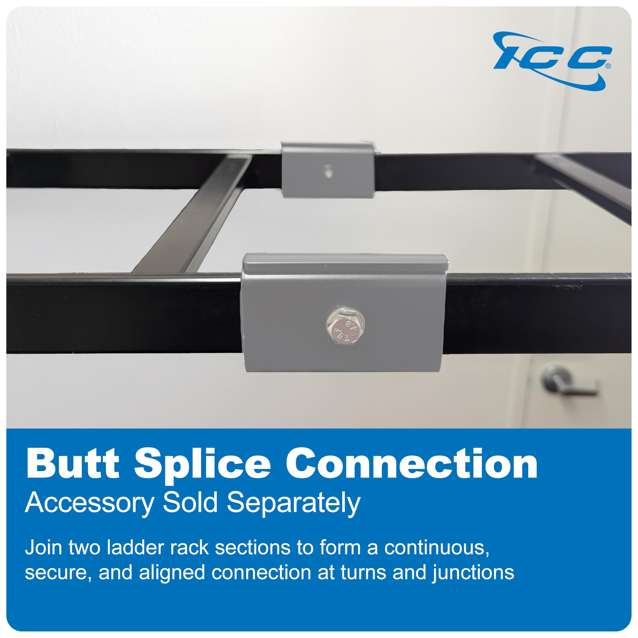 ICC Ladder Rack 5-Foot Cable Runway Straight Section – 16-gauge Steel ...