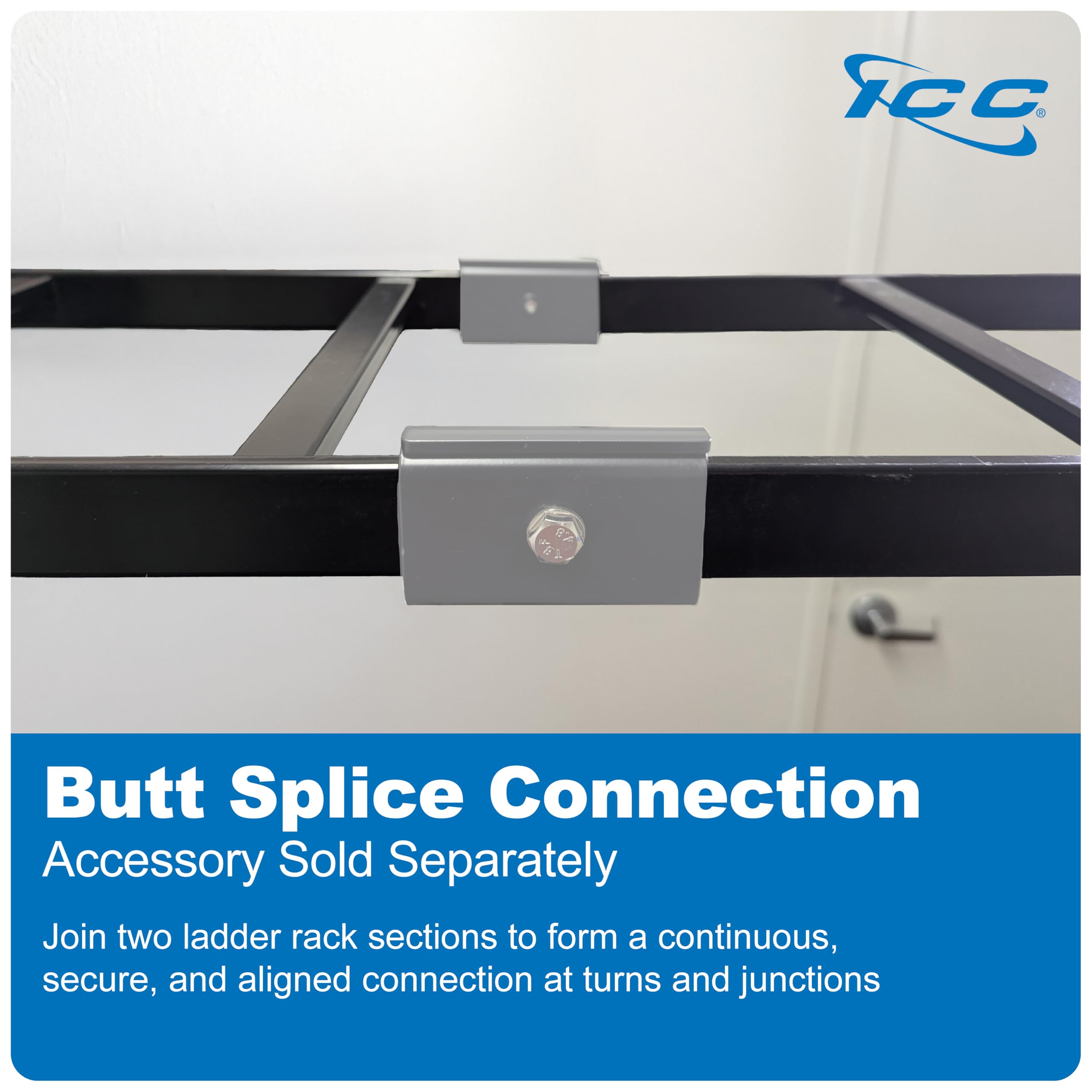 ICC Ladder Rack Cable Runway 90-Degree Outside Corner – 16-gauge Steel ...