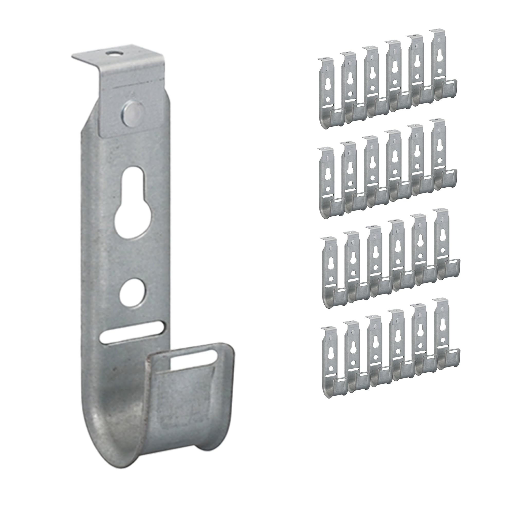 ICC Wall Mount J Hook 3/4” Without Retainer Clip - Galvanized Steel ...