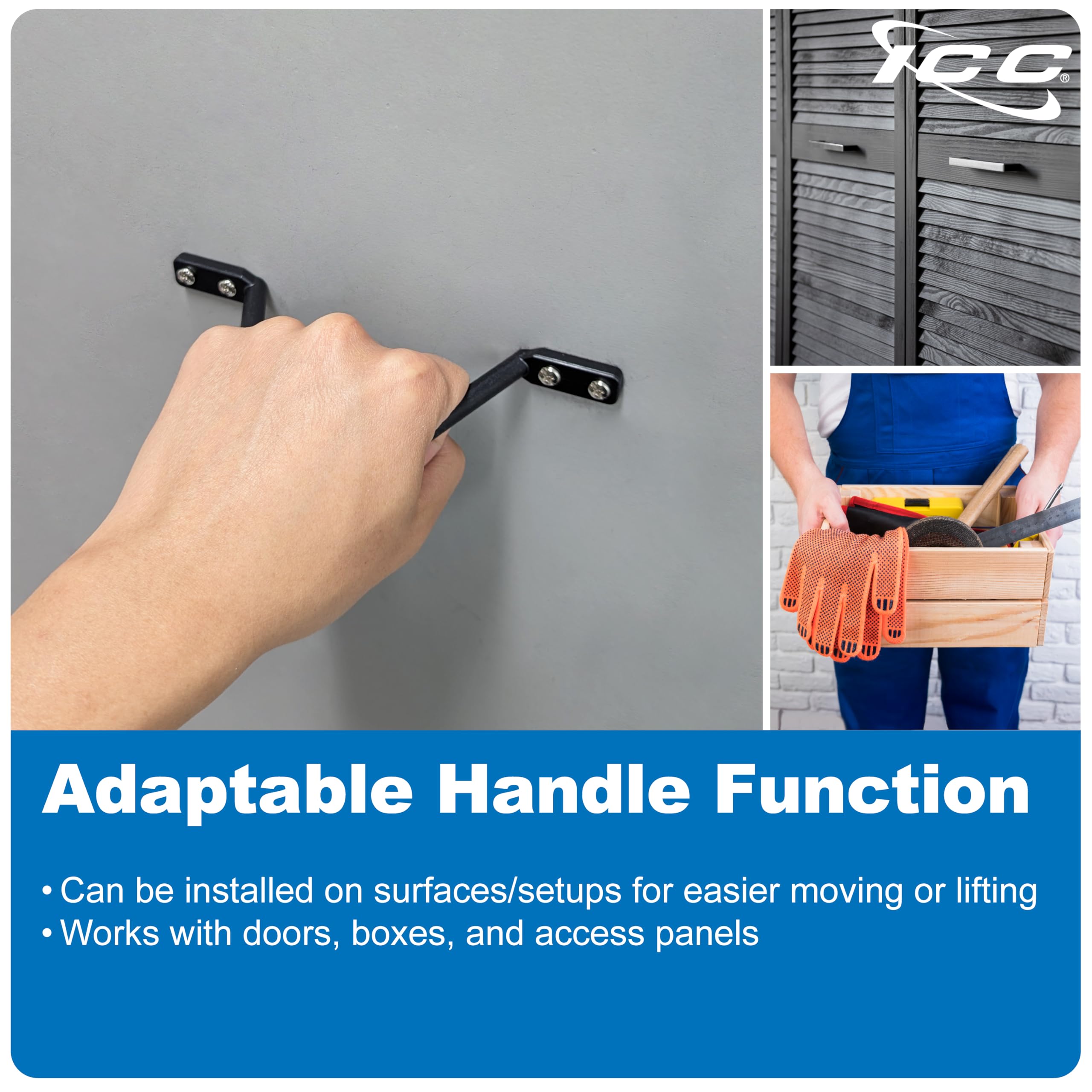 ICC 2" Plastic Cable Distribution D Ring – Non-Conductive Wall Cable ...