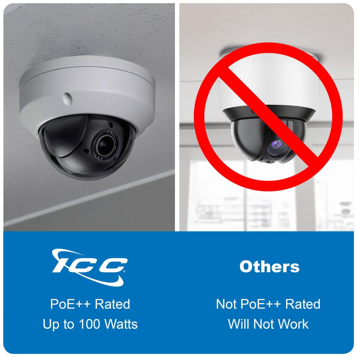 ICC Cat6 CMP Plenum 1000ft UTP 23AWG Solid Pure Copper, True Plenum ...