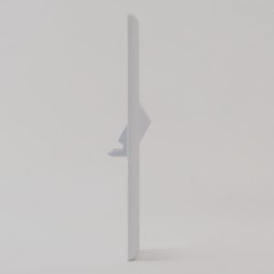 Angled Faceplate with One Angled Port for EZ®/HD Style in Single Gang - ICC