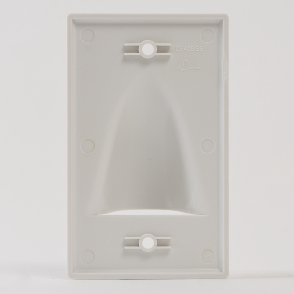 Bulk Nose Faceplate in Single Gang - ICC