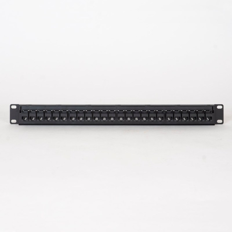 CAT5e Feed-Through Patch Panel with 24 Ports in 1 RMS - ICC