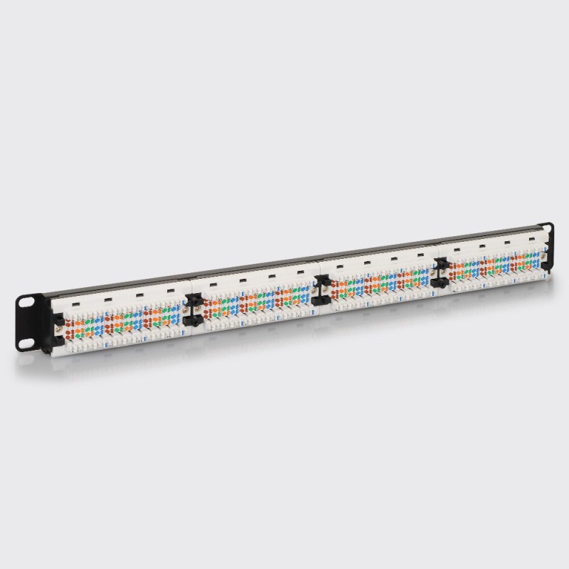 CAT5e Patch Panel with 24 Ports and 1 RMS - ICC
