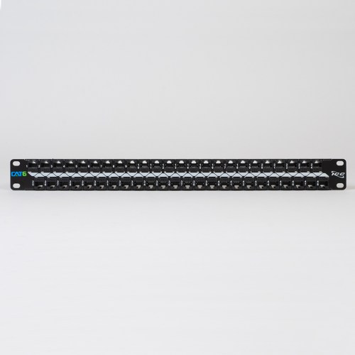 CAT6 Feed-Through Patch Panel with 48 Ports and 1 RMS - ICC