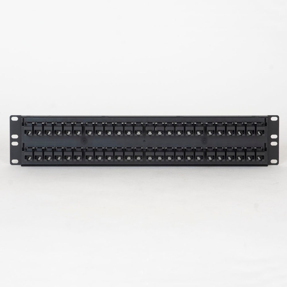CAT6 Feed-Through Patch Panel with 48 Ports and 2 RMS - ICC