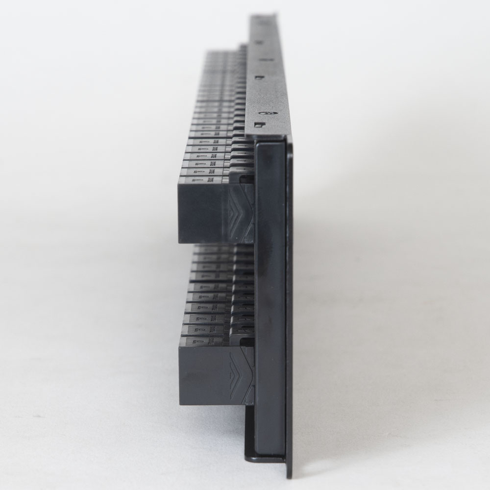 CAT6 Feed-Through Patch Panel with 48 Ports and 2 RMS - ICC