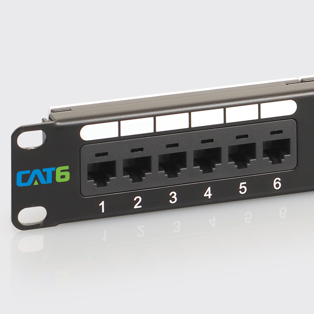 CAT6 Patch Panel with 24 Ports and 1 RMS - ICC