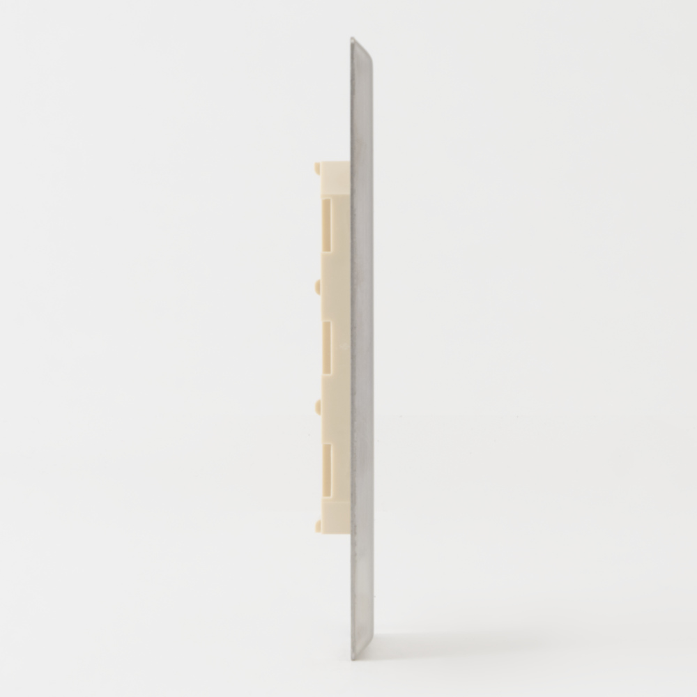 Classic Stainless Steel Faceplate with 2 Ports for EZ®/HD Style in ...