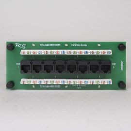 ICC CAT6 Ethernet Data Module, 8 Ports, UL Listed & PoE++ Rated, High ...