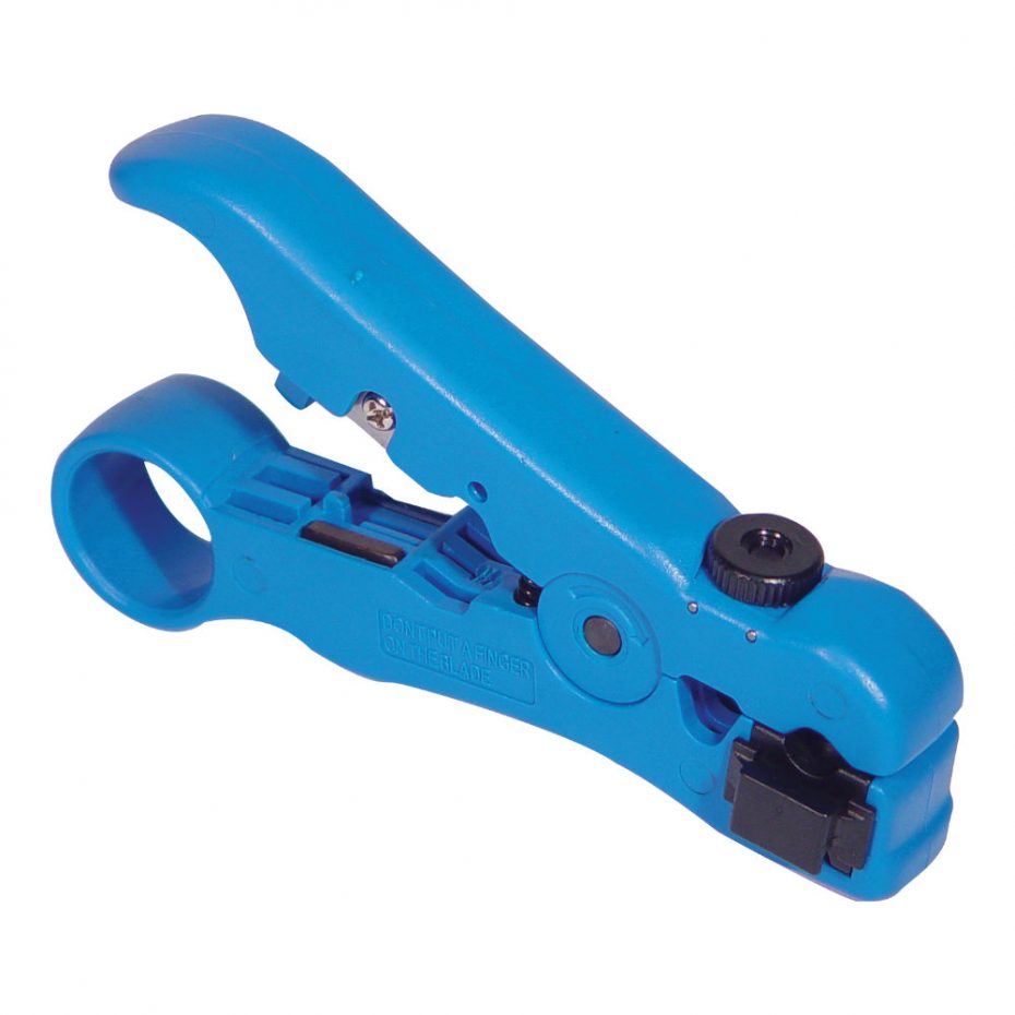 Deluxe Cable Stripper Tool for UTP, STP, and Coax Cable - ICC