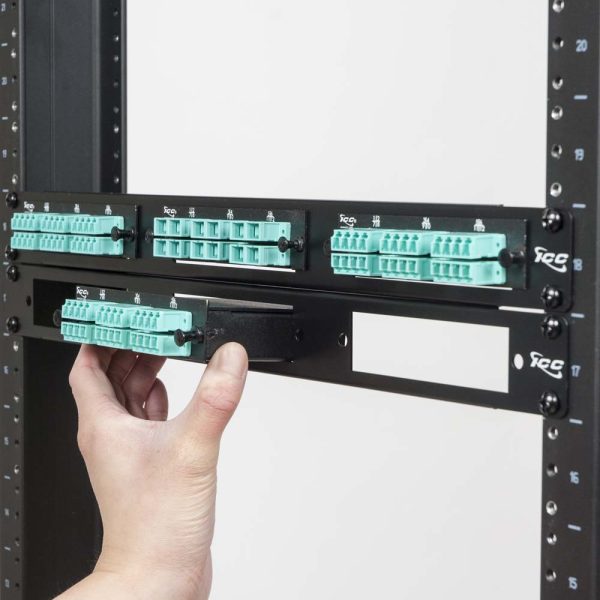 Classic 1 RMS Fiber Optic Blank Patch Panel with 3 Slots for LGX ...