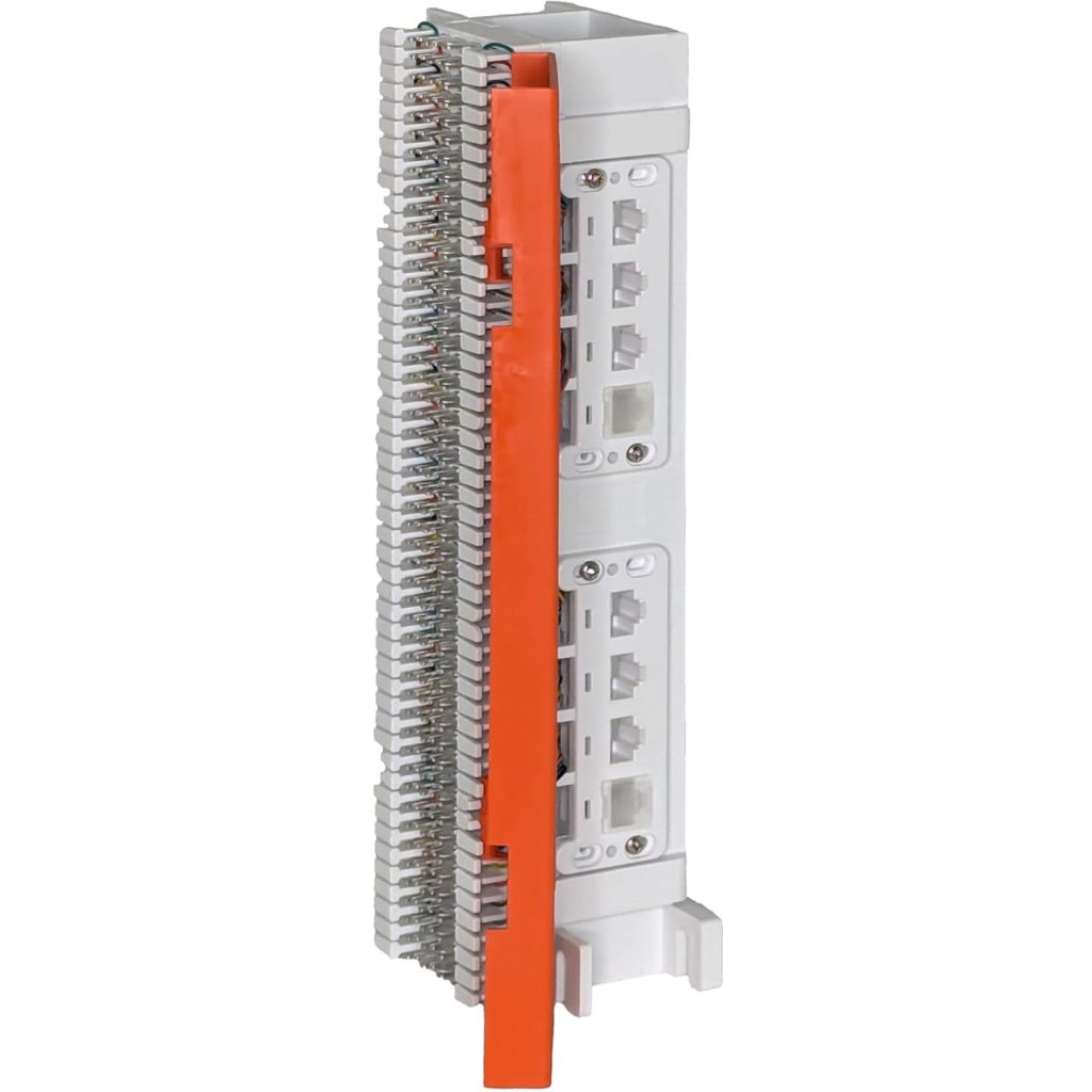 ICC 66 Block Prewired with 89D Mounting Bracket & Cover, Punch Down ...