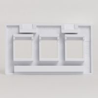 Modular Furniture Faceplate with 3 Ports for EZ®/HD Style - ICC