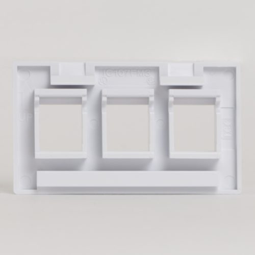 Modular Furniture Faceplate with 3 Ports for EZ®/HD Style - ICC
