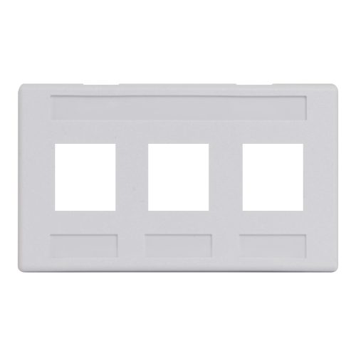 Modular Furniture Faceplate with 3 Ports for EZ®/HD Style - ICC