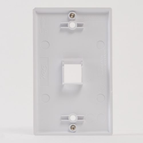 ICC 1-Port Telephone Wall Plate (1 Pack), UL Listed, Durable ABS ...