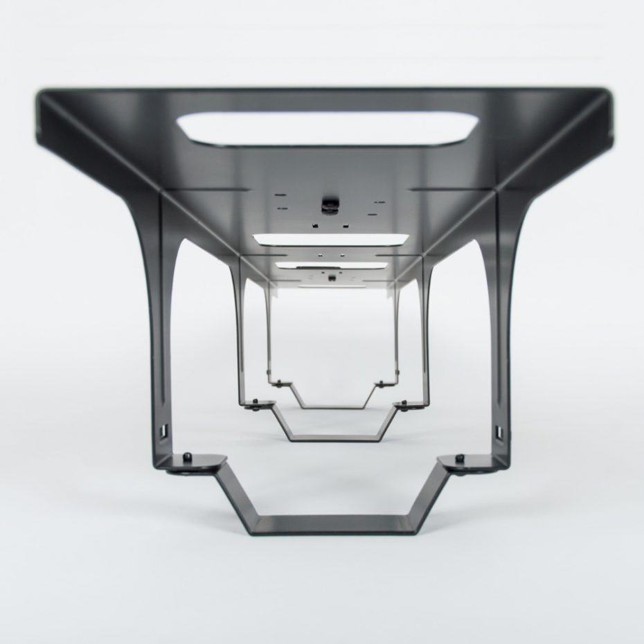 Vertical Metal Channel For 7' Rack, Side or Center Mount, 6"W x 6"D ...