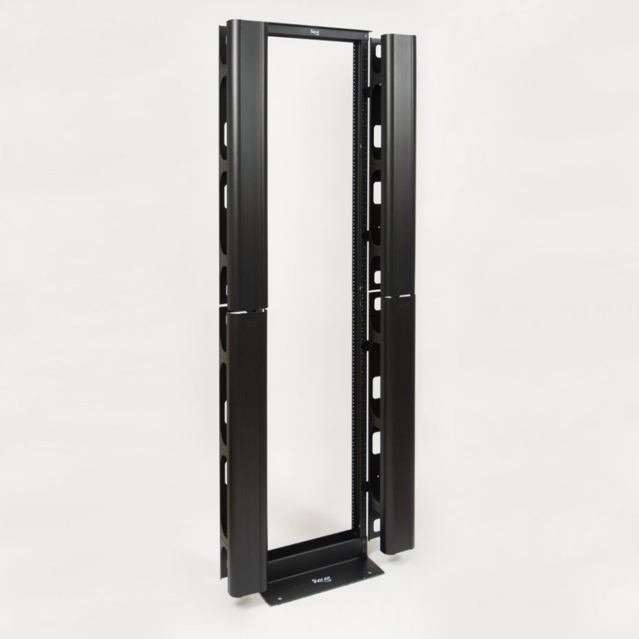 Vertical Metal Channel For 7' Rack, Side or Center Mount, 6"W x 6"D ...