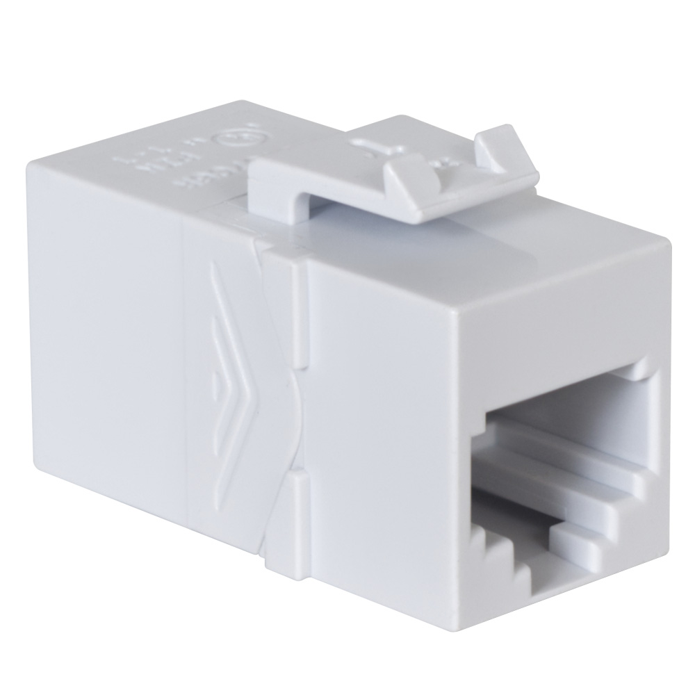 Voice RJ11 Keystone Coupler with Pin 1-1 for HD Style - ICC
