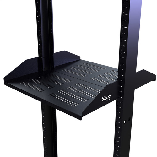 20" Deep Vented Double-Sided Rack Shelf in 2 RMS - ICC