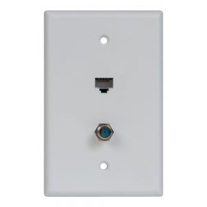 Telephone Faceplate with 6P6C - ICC