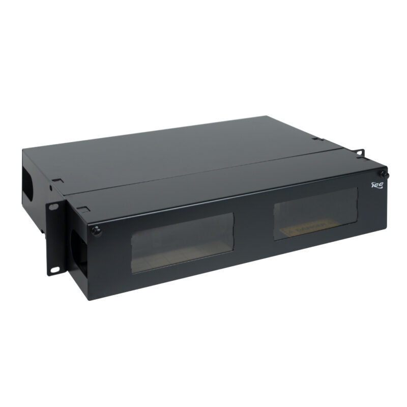 ICC Stackable Fiber Optic Splice Tray Closure – Holds Up to 24 Fibers - ICC
