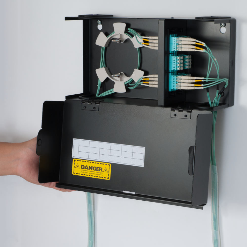 Classic Fiber Optic Wall Mount Enclosure with 2 Slots for LGX ...