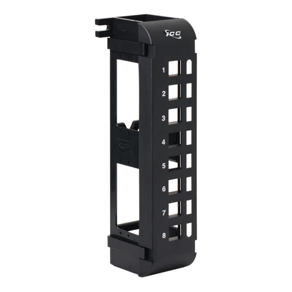 Blank Wall Mount Patch Panel with 8 Ports and Zero-U for EZ® and HD ...