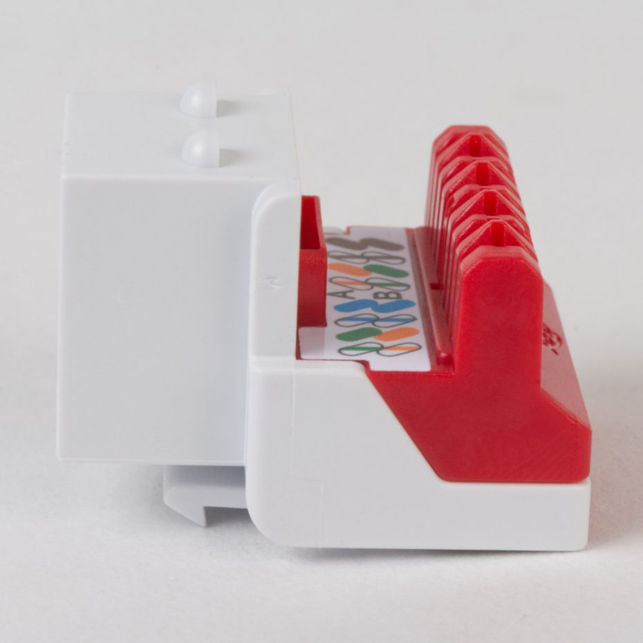 ICC CAT6 Keystone Jack with Inline IDC No Pair Split Wiring (Easier ...