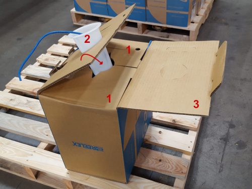 Why does the cable get tangled in REELEX cartons? - ICC