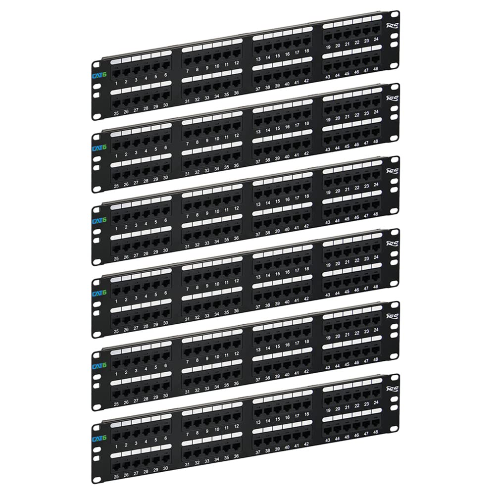 ICC CAT6 Patch Panel, UL Listed & PoE++ Rated Gigabit Applications ...