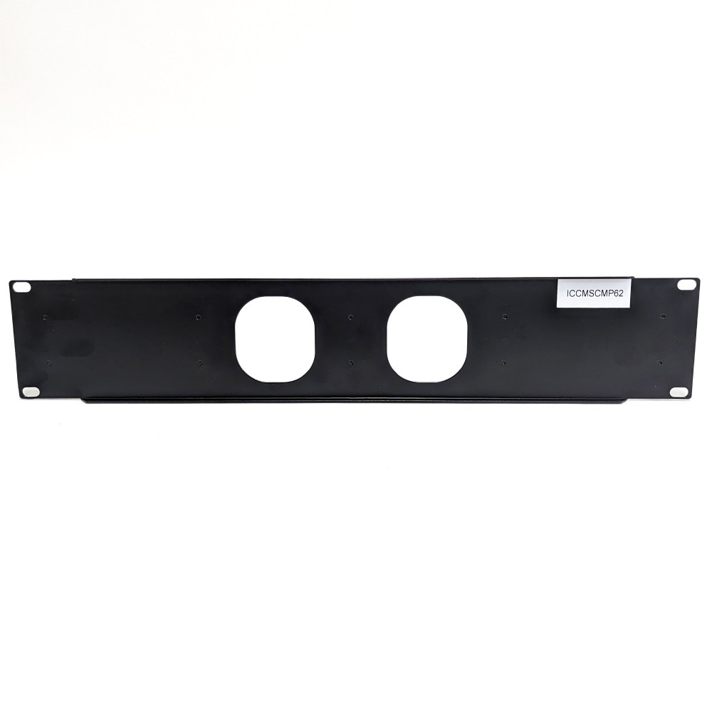 Metal Horizontal Ring Panel with Cover in 2 RMS and 6-Pack - ICC