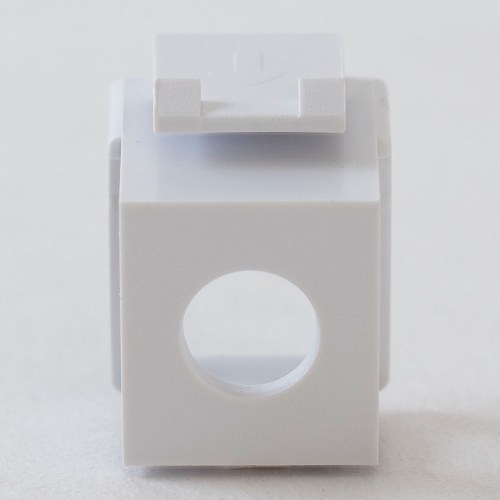 Blank Cable Feed-through Insert in White for HD Style - ICC