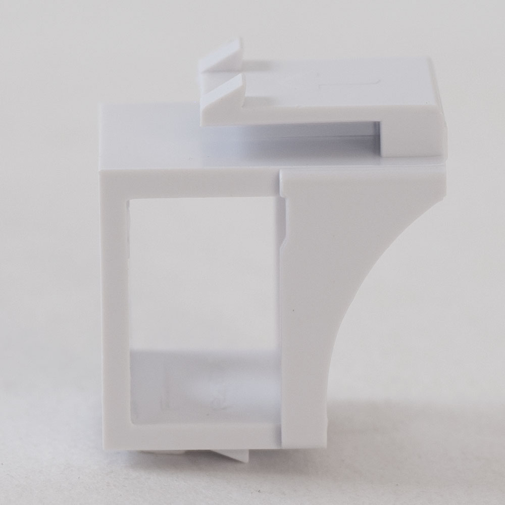 Blank Cable Feed-through Insert in White for HD Style - ICC