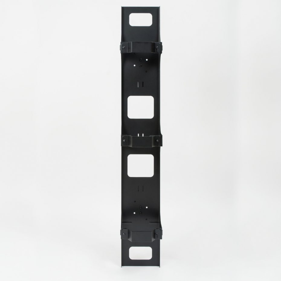 Vertical Metal Channels for 7' Rack, 6"W x 6"D x 40"H, One Set (Two 40 ...