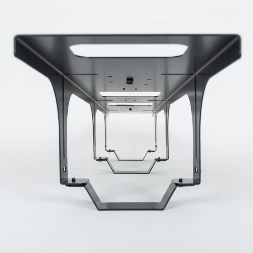 Vertical Metal Channels for 7' Rack, 6"W x 6"D x 40"H, One Set (Two 40 ...