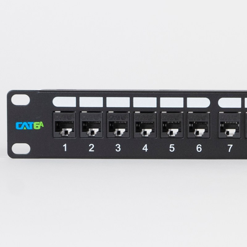 CAT6A Feed-Through Patch Panel for 24 Ports in 1 RMS - ICC