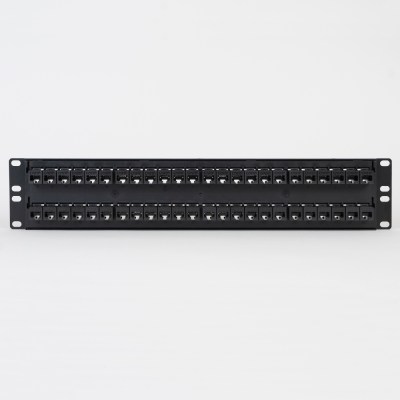CAT6A Feed-Through Patch Panel for 48 Ports in 2 RMS - ICC