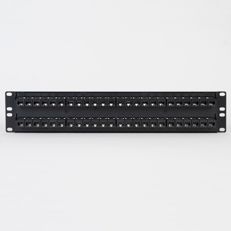 CAT6A Feed-Through Patch Panel for 48 Ports in 2 RMS - ICC