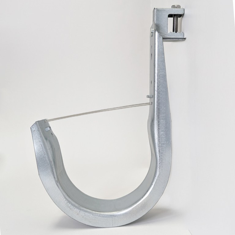 4" J-Hook with Beam Clamp and Retainer Clip in 25 Pack - ICC