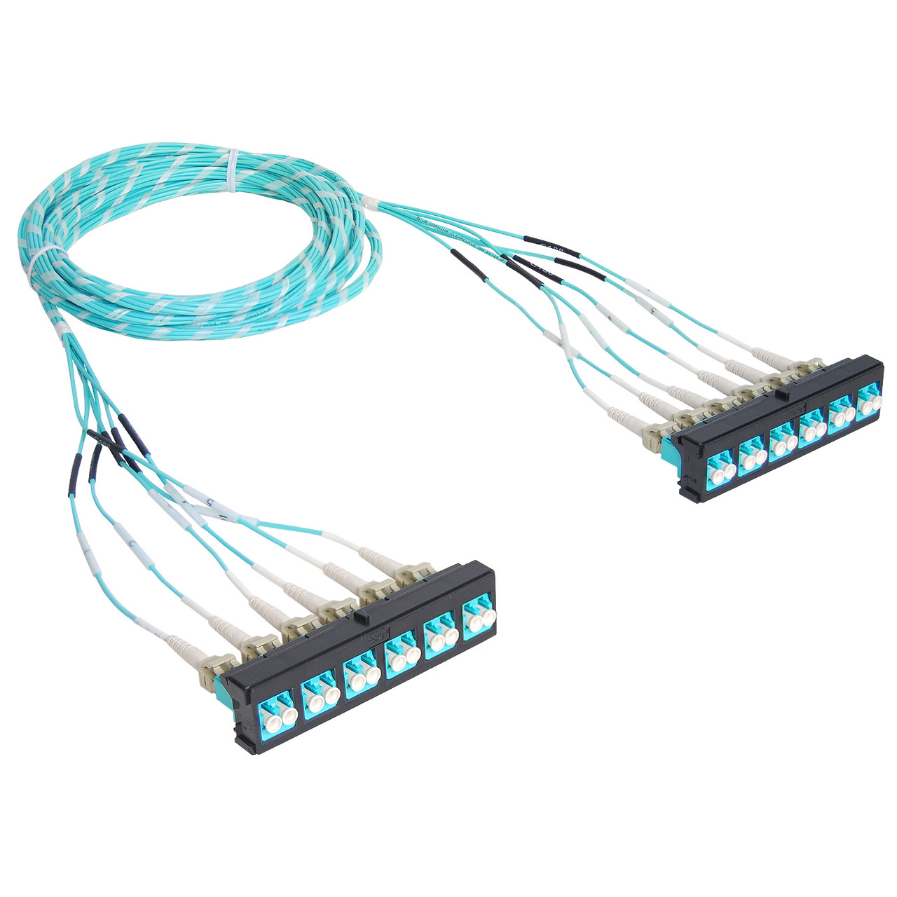 Cablesys Brand Pre-terminated Cassette Fiber Optic LC Patch Panel with ...